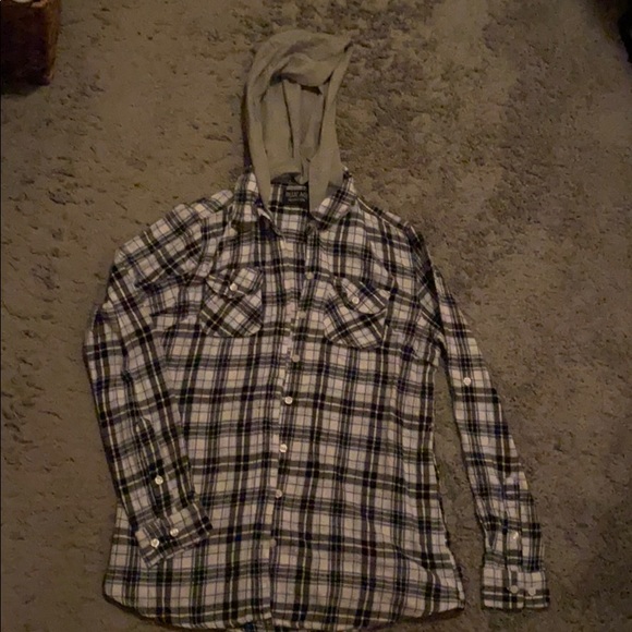 Blue Age Jeans USA | Tops | Blue Age Jeans Usa Flannel Shirt | Poshmark